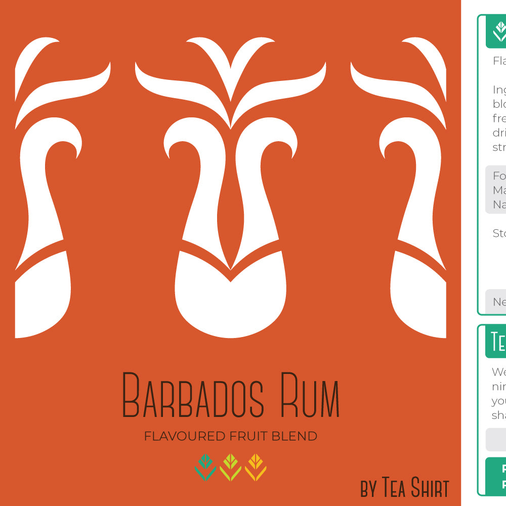 Barbados Rum | Loose Leaf Fruit Tea | Loose Leaf Herbal Tea